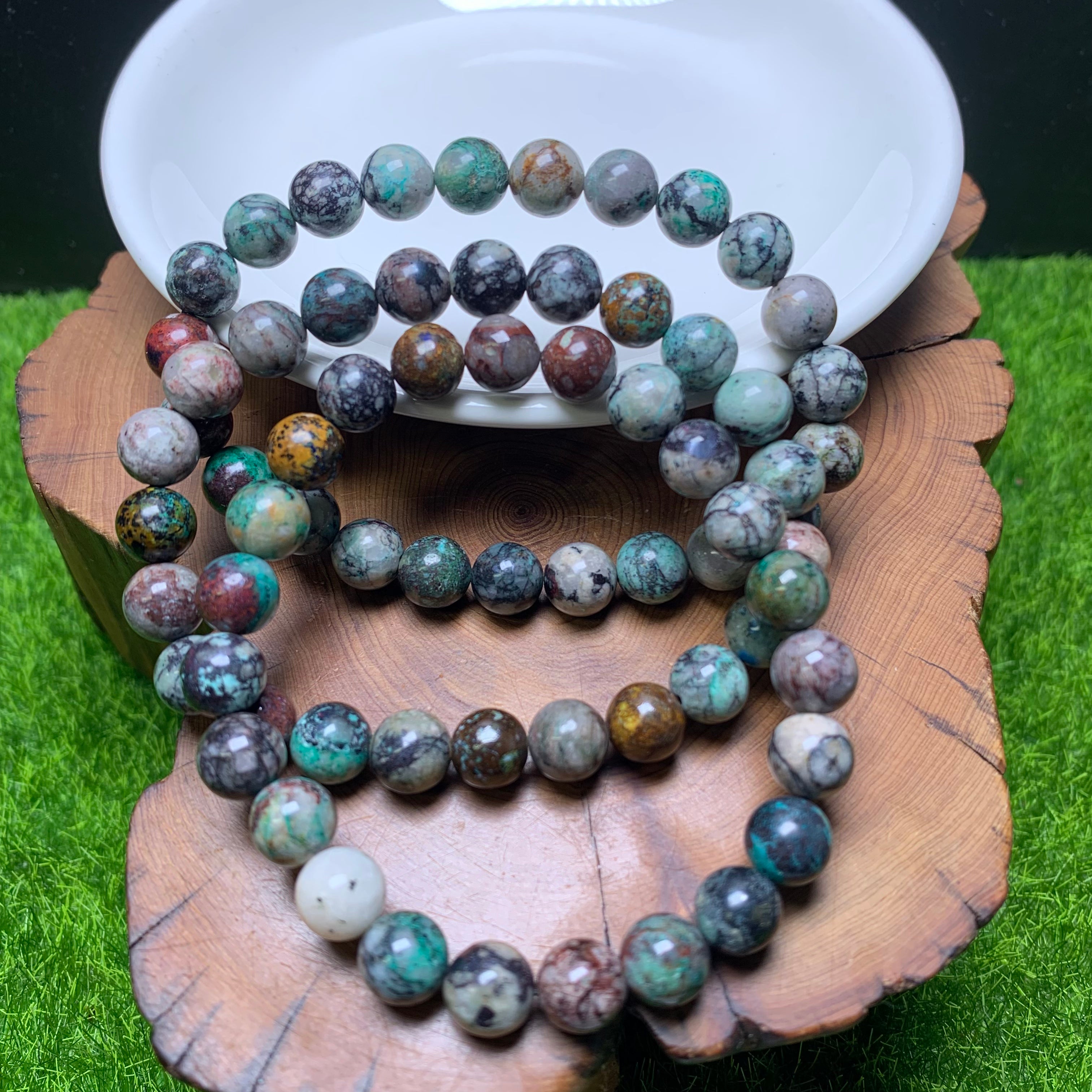 Azurite bracelet 8mm (SL993) – sl_crystal